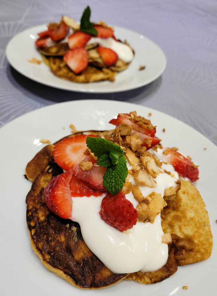 Bananpandekager med kun 2 ingredienser - hannemad.dk